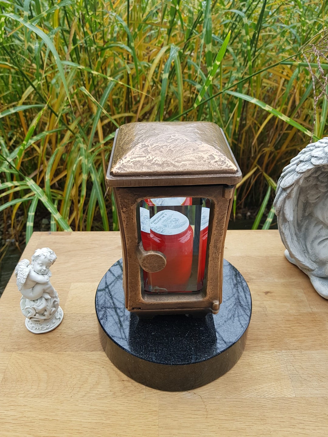 Large Grave Lantern Grave Lamp Grave Decoration Candle Grave Light ...