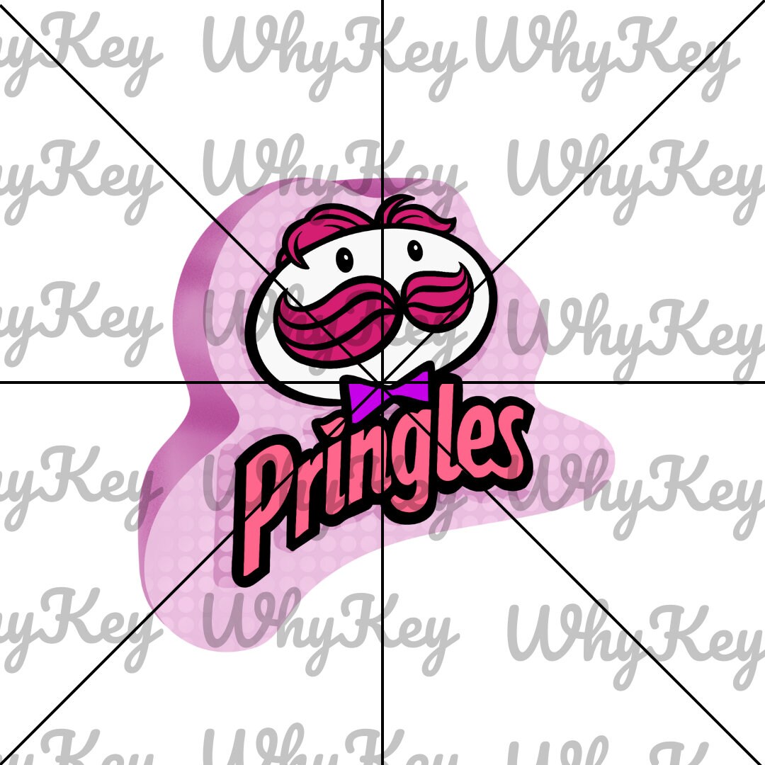 Pink Pringles Label Template Canva Editable Template Etsy