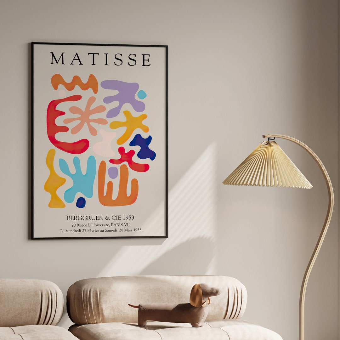 Matisse Print, Minimalist Art, Exhibition Poster Wall Decor, Abstract ...