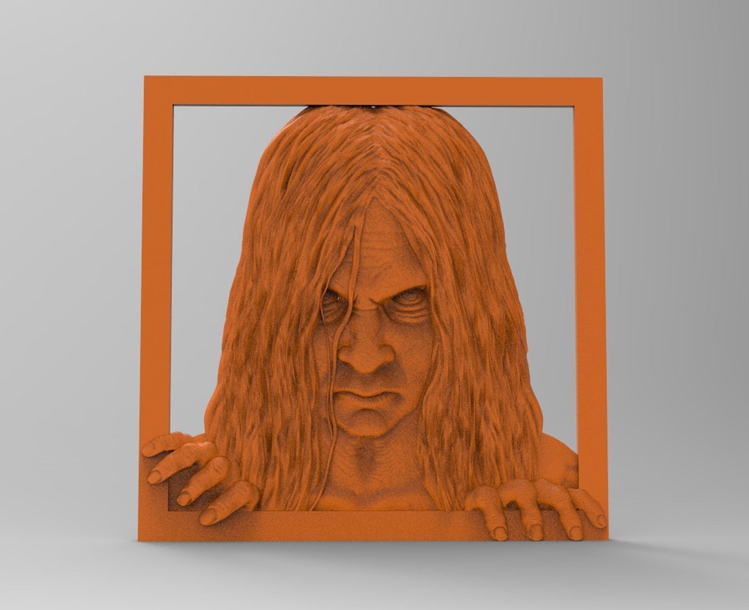 Ring Horror Movie Stl Files, CNC Router Engraver, Vetric, V-carve, CNC ...