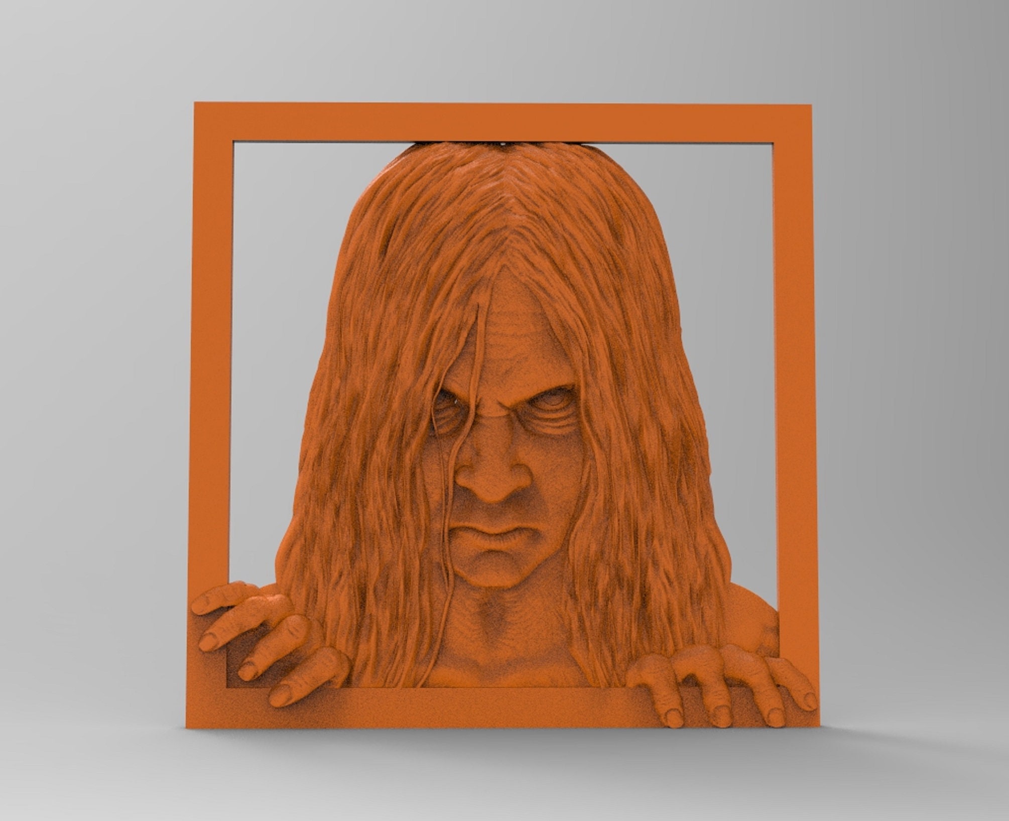 Ring Horror Movie Stl Files, CNC Router Engraver, Vetric, V-carve, CNC ...