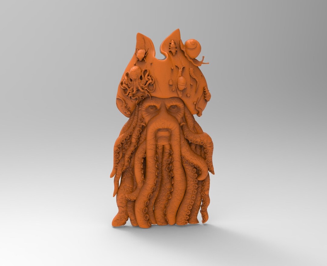 Davy Jones Stl Files, CNC Router Engraver, Vetric, V-carve, CNC Files ...