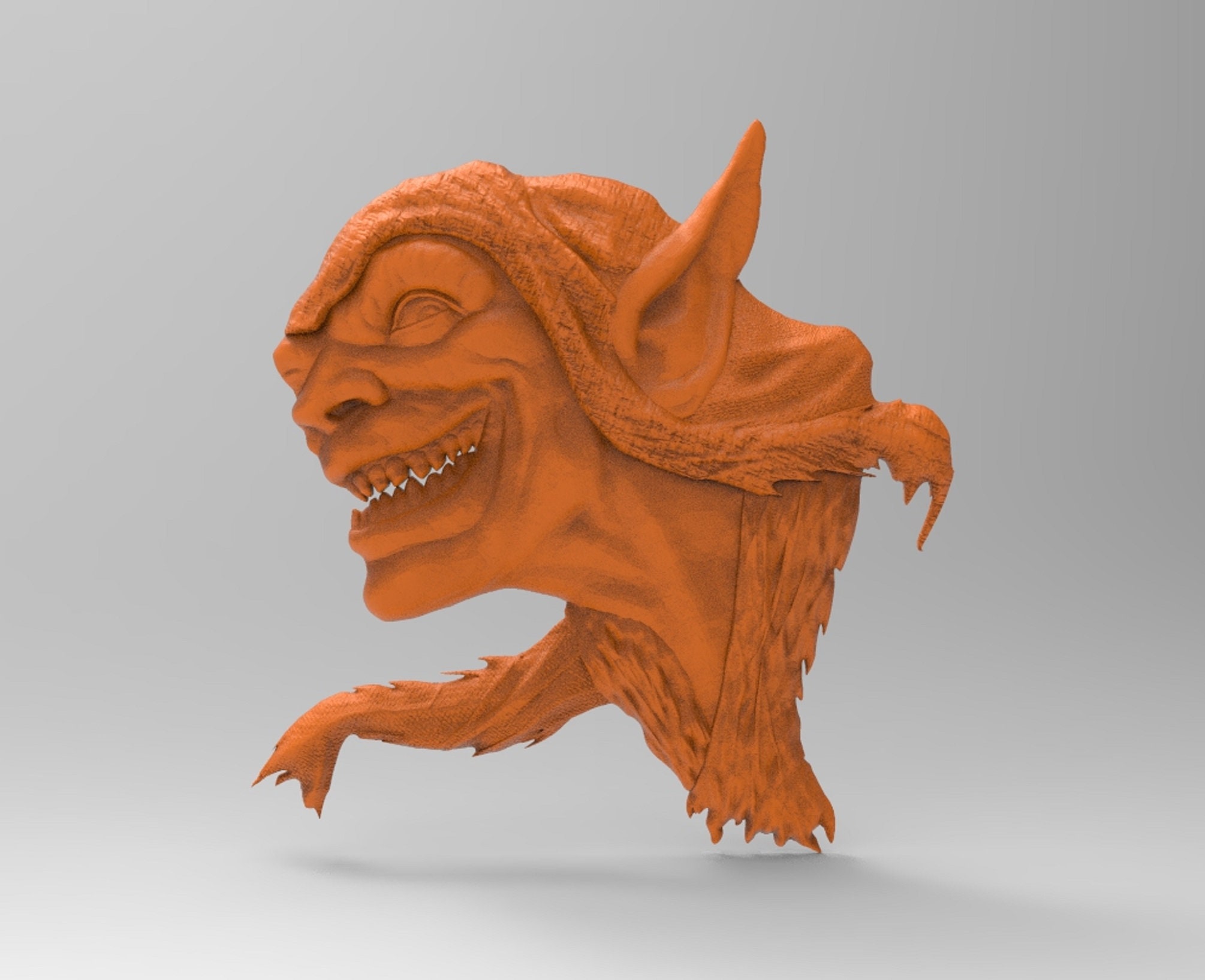 Goblin Stl Files, CNC Router Engraver, Vetric, V-carve, CNC Files, Wood ...