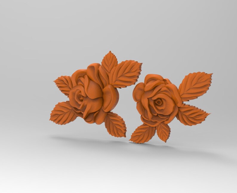 Rose Stl Files, CNC Router Engraver, Vetric, V-carve, CNC Files, Wood ...