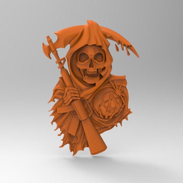 Grim Reaper Stl File - Etsy