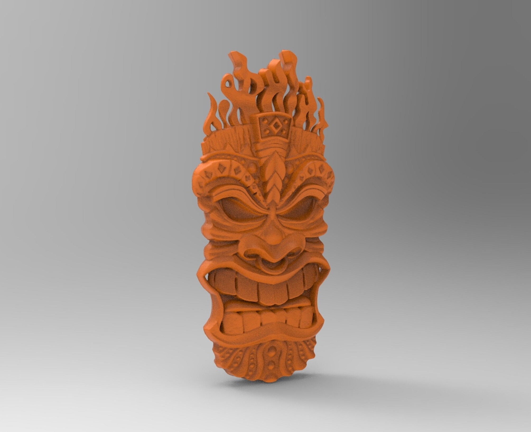 Tiki Mask Stl Files, CNC Router Engraver, Vetric, V-carve, CNC Files ...