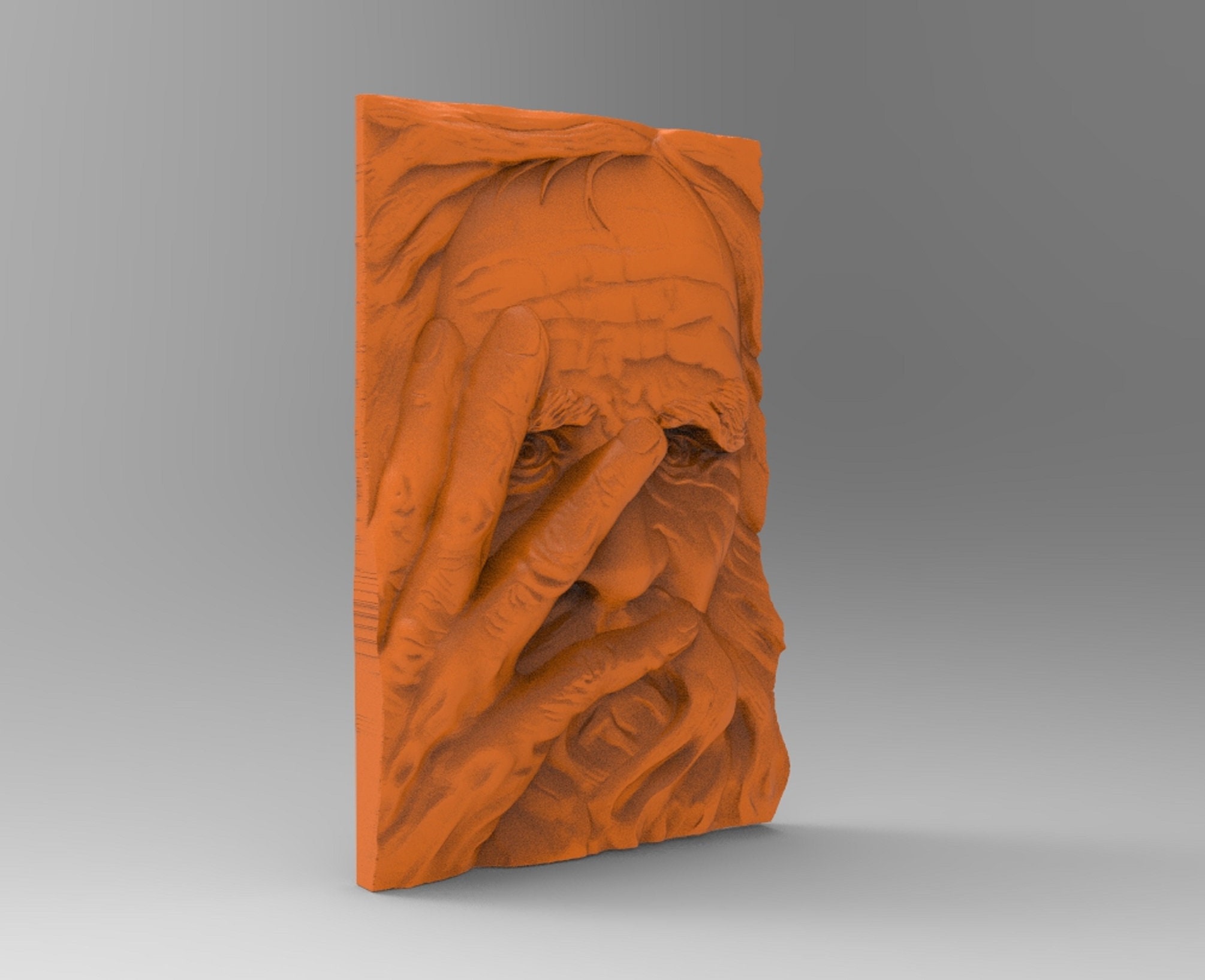 Old Man Stl Files, CNC Router Engraver, Vetric, V-carve, CNC Files ...