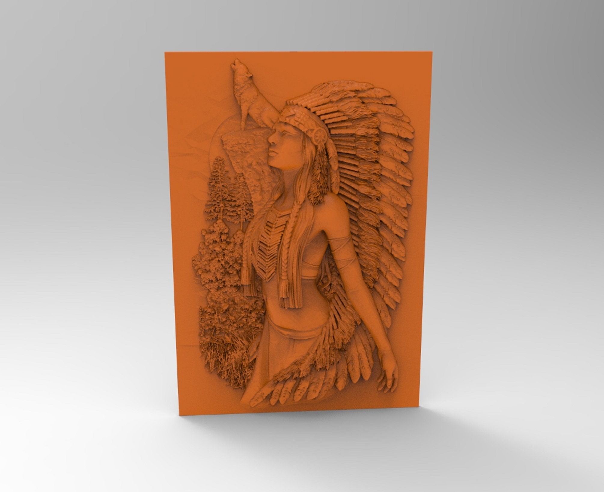 Native American Stl Files, CNC Router Engraver, Vetric, V-carve, CNC ...