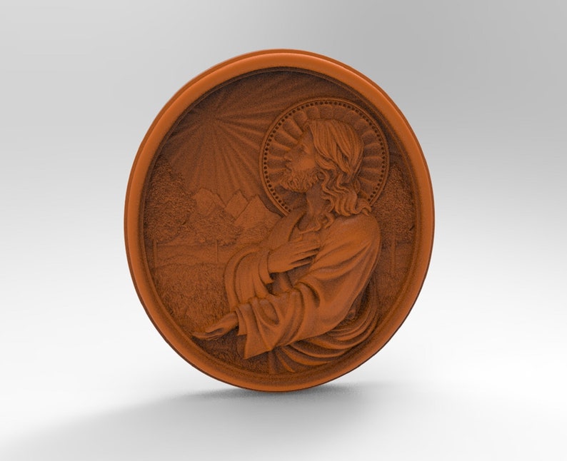 Jesus Stl Files CNC Router Engraver Vetric V-carve CNC - Etsy