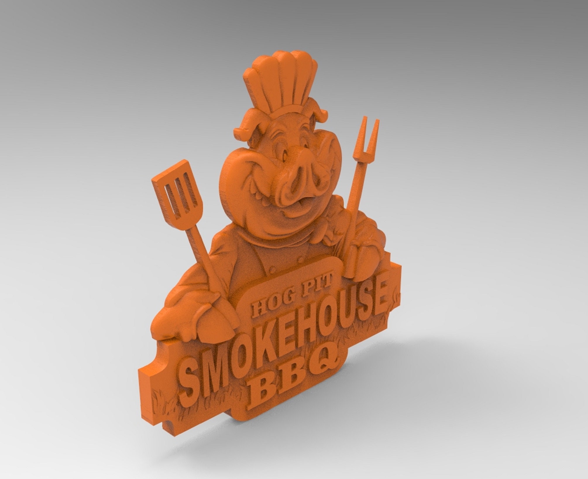 Smokehouse Bbq Stl Files, CNC Router Engraver, Vetric, V-carve, CNC ...