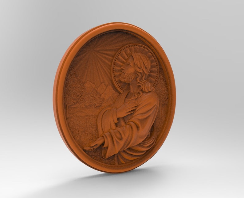 Jesus Stl Files CNC Router Engraver Vetric V-carve CNC - Etsy