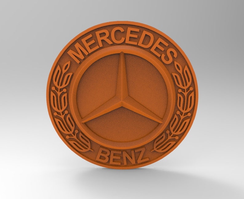 Mercedes Benz Stl Files CNC Router Engraver Vetric V-carve - Etsy