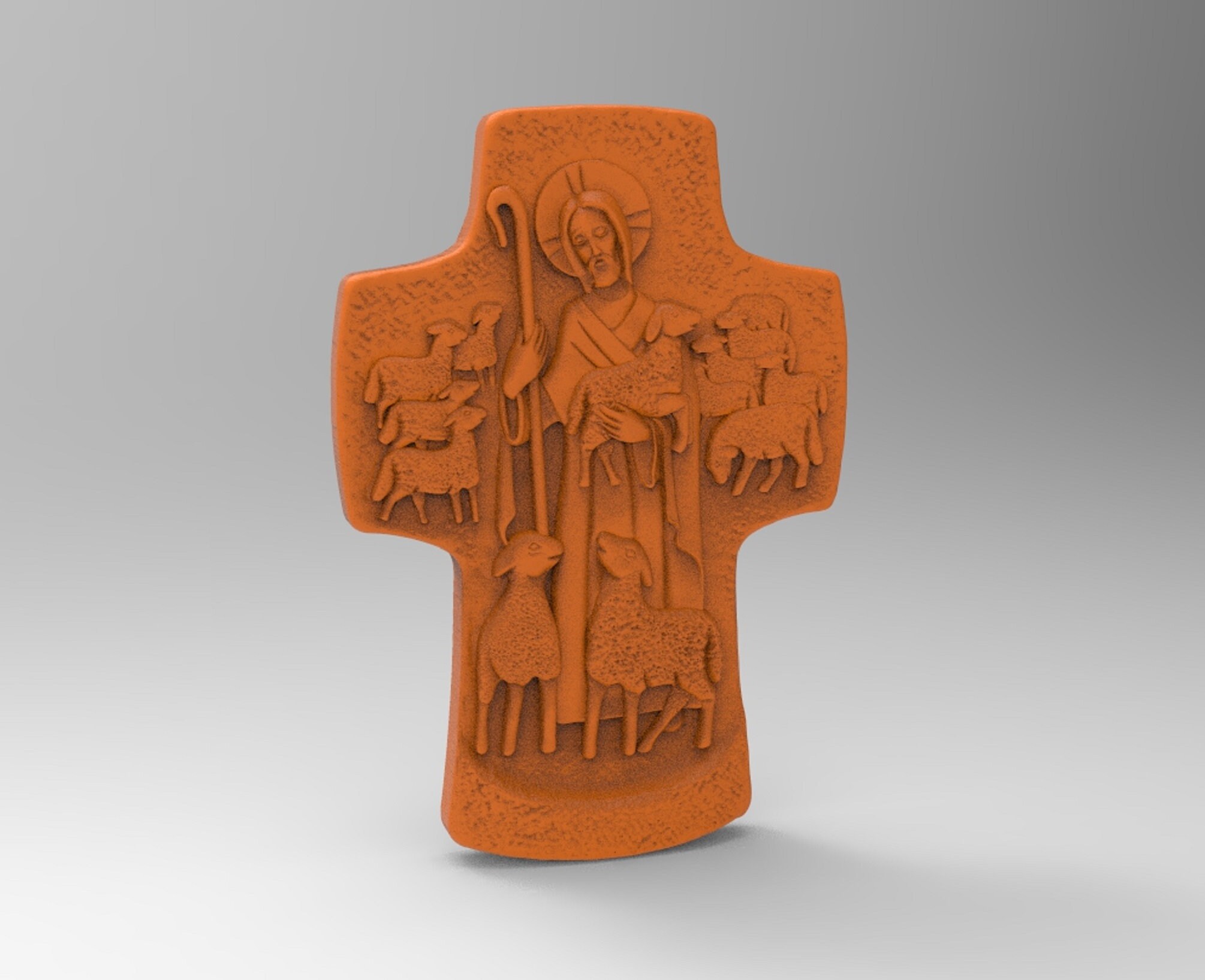 Jesus Sheep Stl Files, CNC Router Engraver, Vetric, V-carve, CNC Files ...