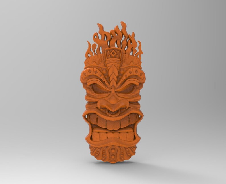 Tiki Mask Stl Files, CNC Router Engraver, Vetric, V-carve, CNC Files ...