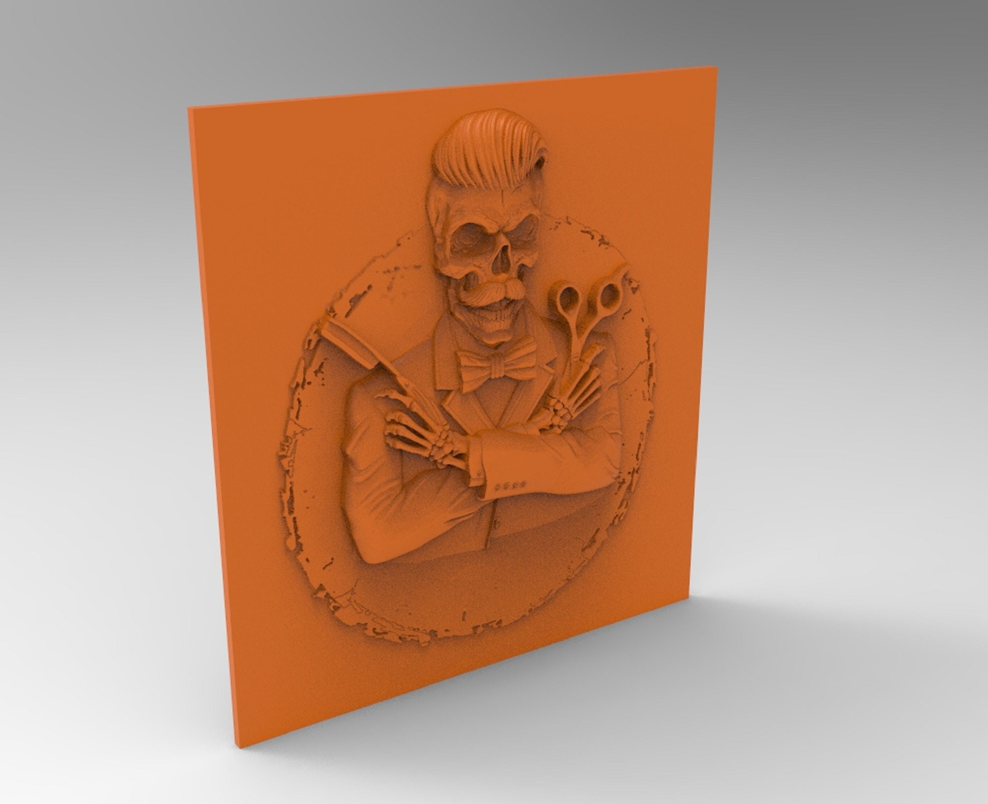 Barber Hairdresser Stl Files, CNC Router Engraver, Vetric, V-carve, CNC ...