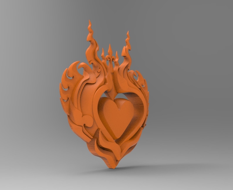 Heart Stl Files, CNC Router Engraver, Vetric, V-carve, CNC Files, Wood ...