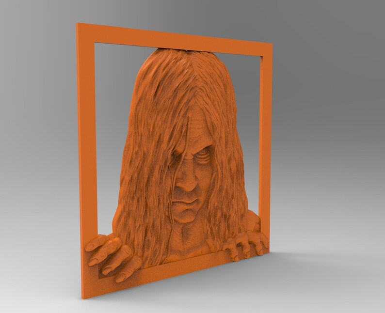 Ring Horror Movie Stl Files, CNC Router Engraver, Vetric, V-carve, CNC ...