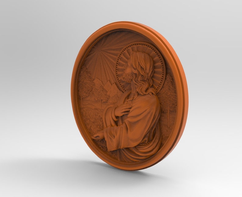 Jesus Stl Files CNC Router Engraver Vetric V-carve CNC - Etsy