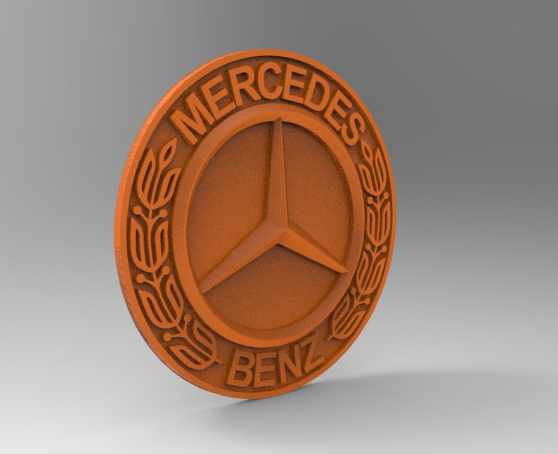 Mercedes Benz Stl Files CNC Router Engraver Vetric V-carve - Etsy