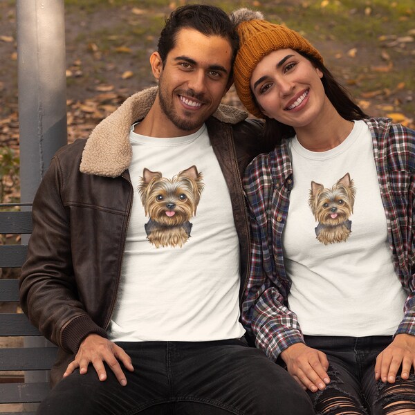 Yorkie Dog T Shirts - Etsy