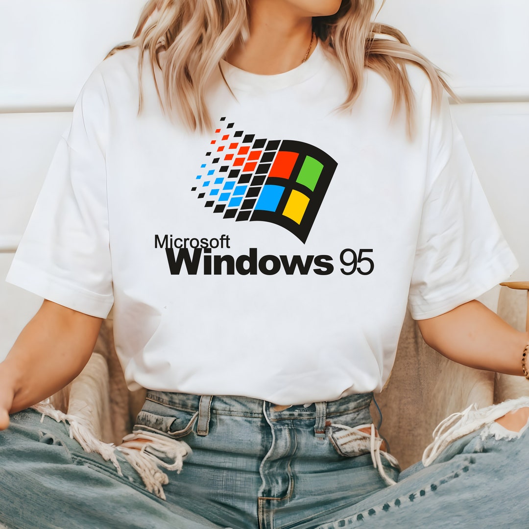 Windows 95 Shirt 90's Vintage Graphic Tee Unisex Windows 95 Gift Shirt ...