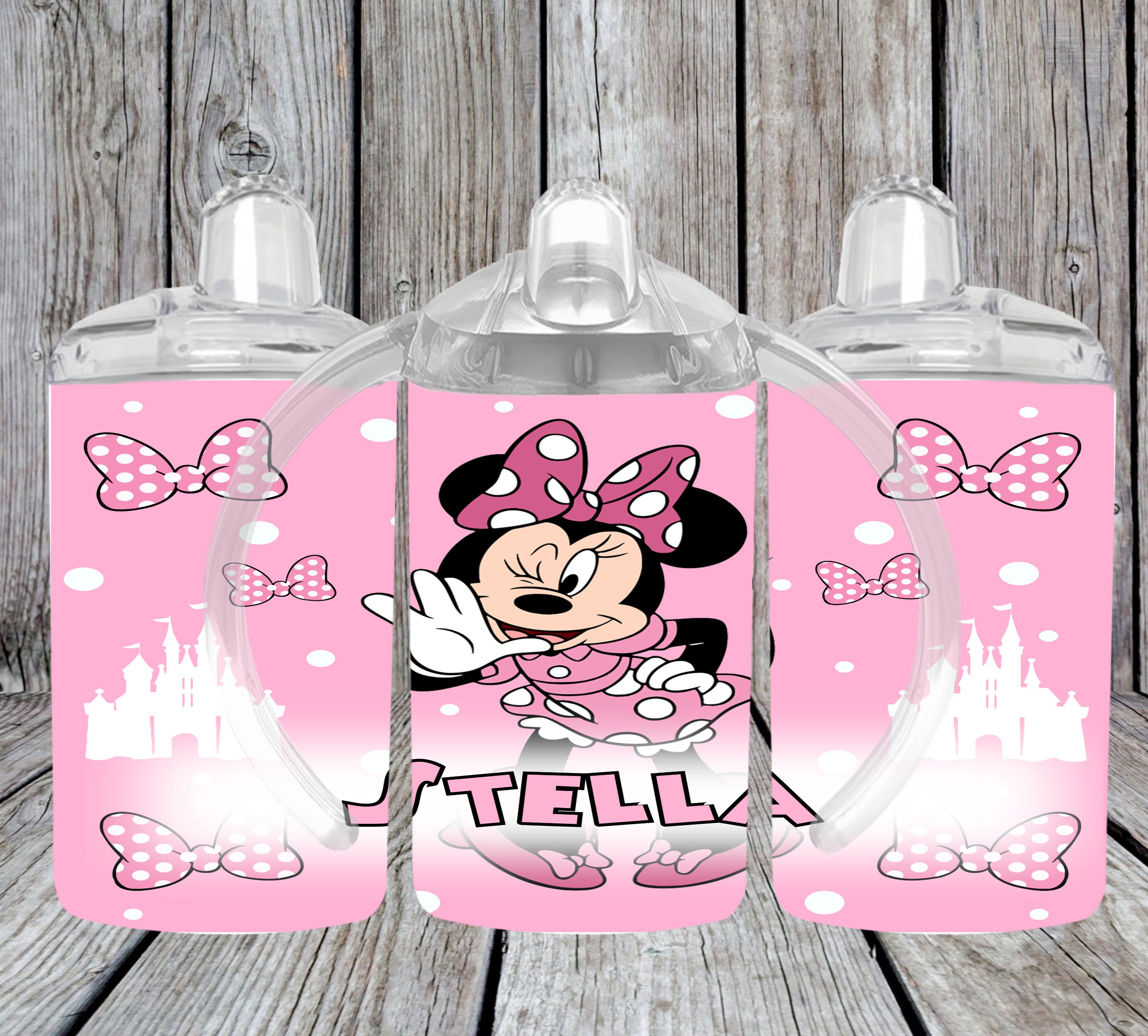 Minnie Mouse Sippy Cuppersonalized Sippy Cup Etsy