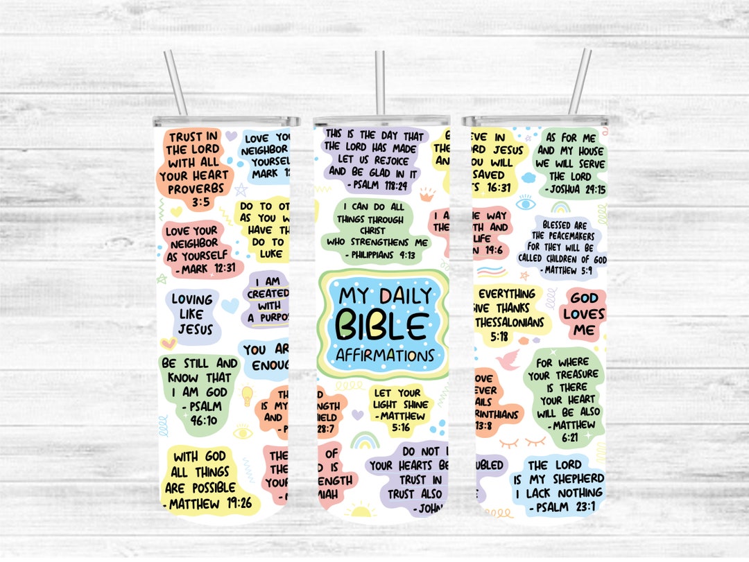 My Daily Bible Affirmations - Etsy