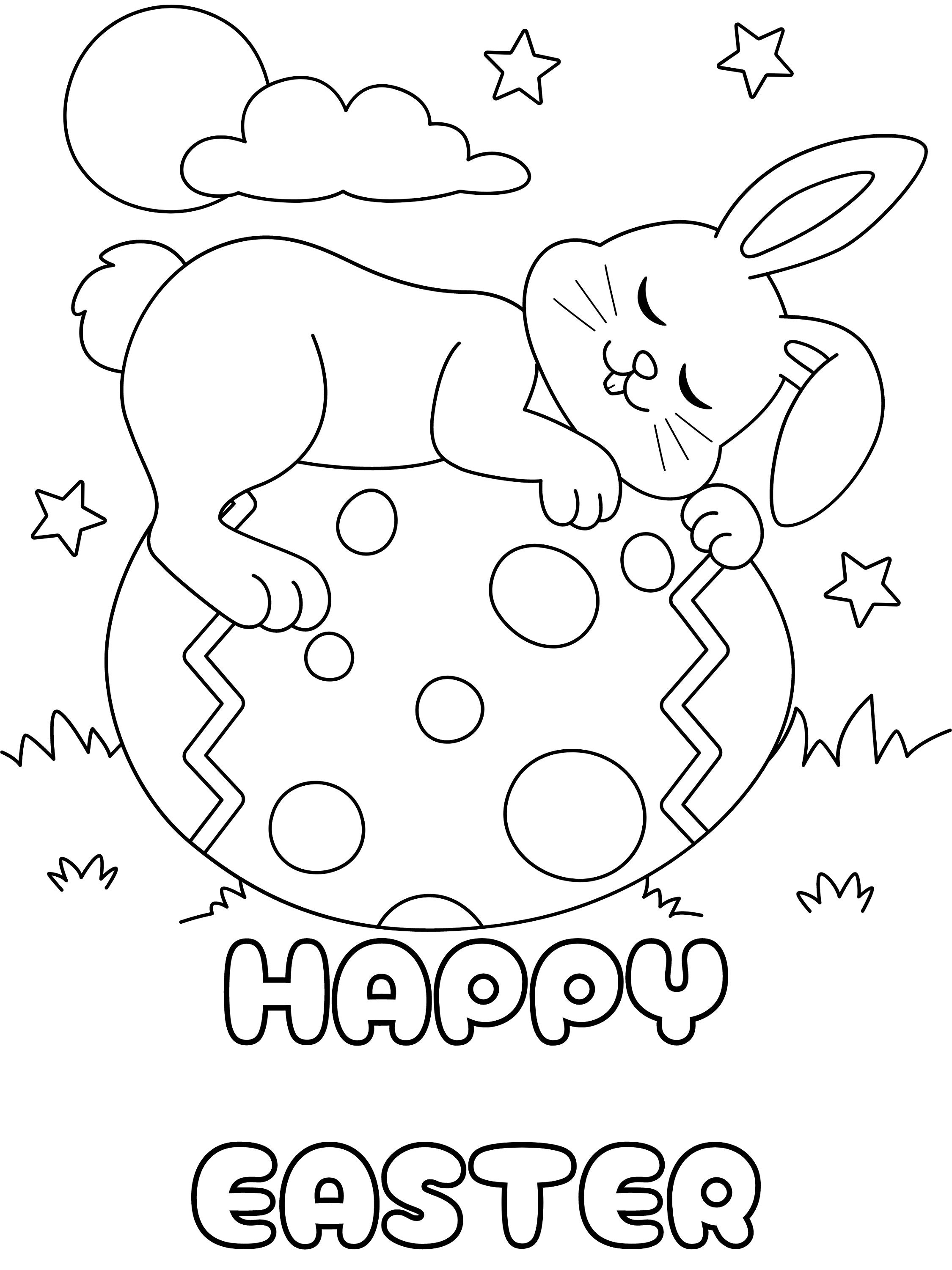 Easter Coloring Pages-easter Delights: Printable Coloring Pages PDF - Etsy