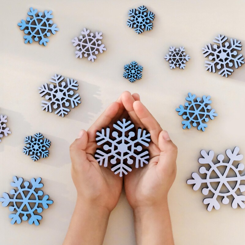 Wooden Snowflake - Etsy