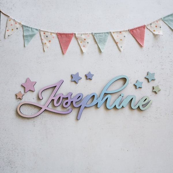 Wooden Name Signs - Etsy