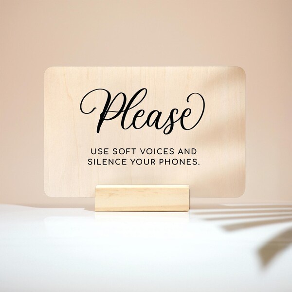 Please Silence Your Phones Sign - Etsy