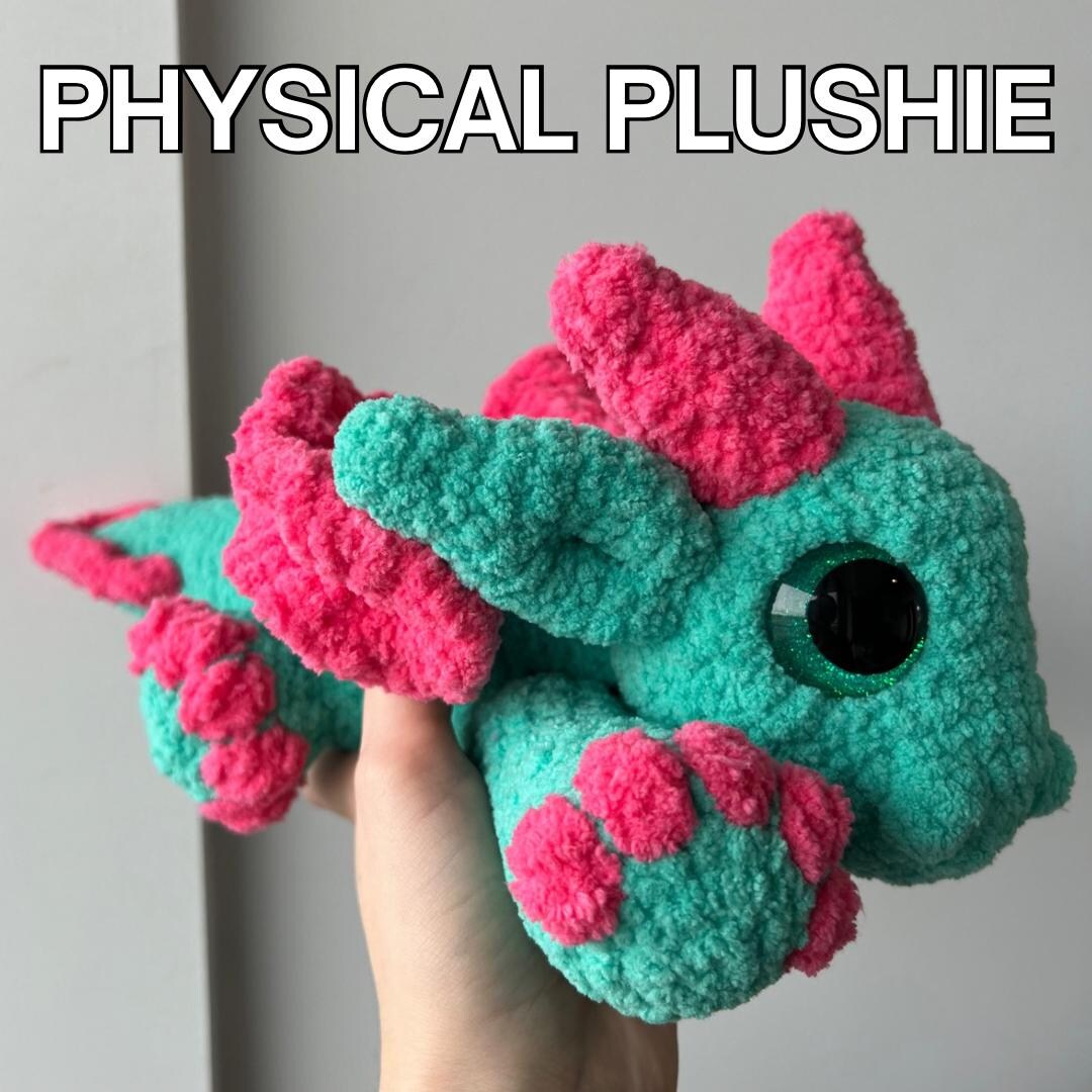 Dragon / PLUSHIE / Crochet, Amigurumi, Plush, Stuffed Toy - Etsy