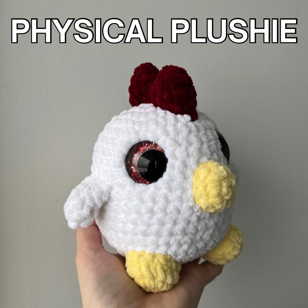 Chubby Rooster / PLUSHIE / Crochet, Amigurumi, Plush, Stuffed Toy - Etsy