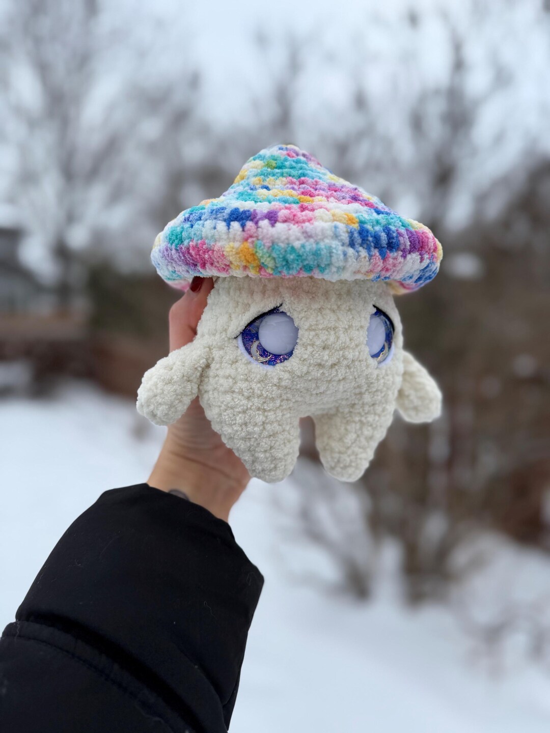 Mushroom Sprite / PLUSHIE / Crochet, Amigurumi, Plush, Stuffed Toy - Etsy