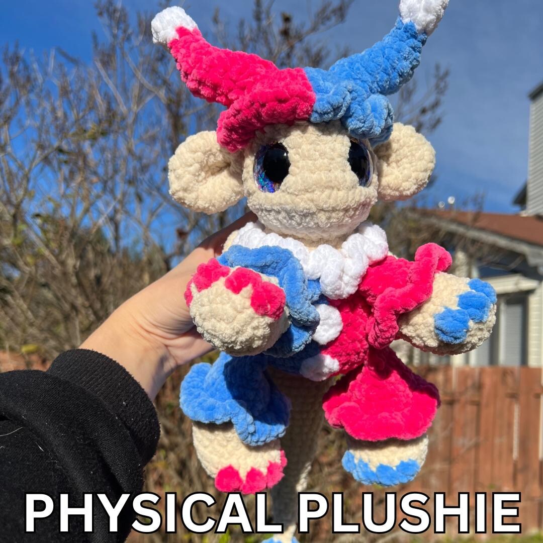 Jester Dragon / PLUSHIE / Crochet, Amigurumi, Plush, Mythical Creature ...
