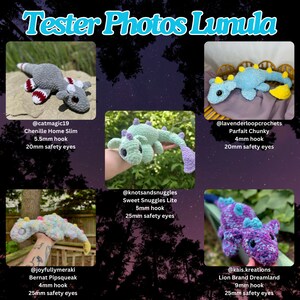 PATTERN BUNDLE: Loch Ness Monsters (luna and Lunula) / PDF Pattern ...