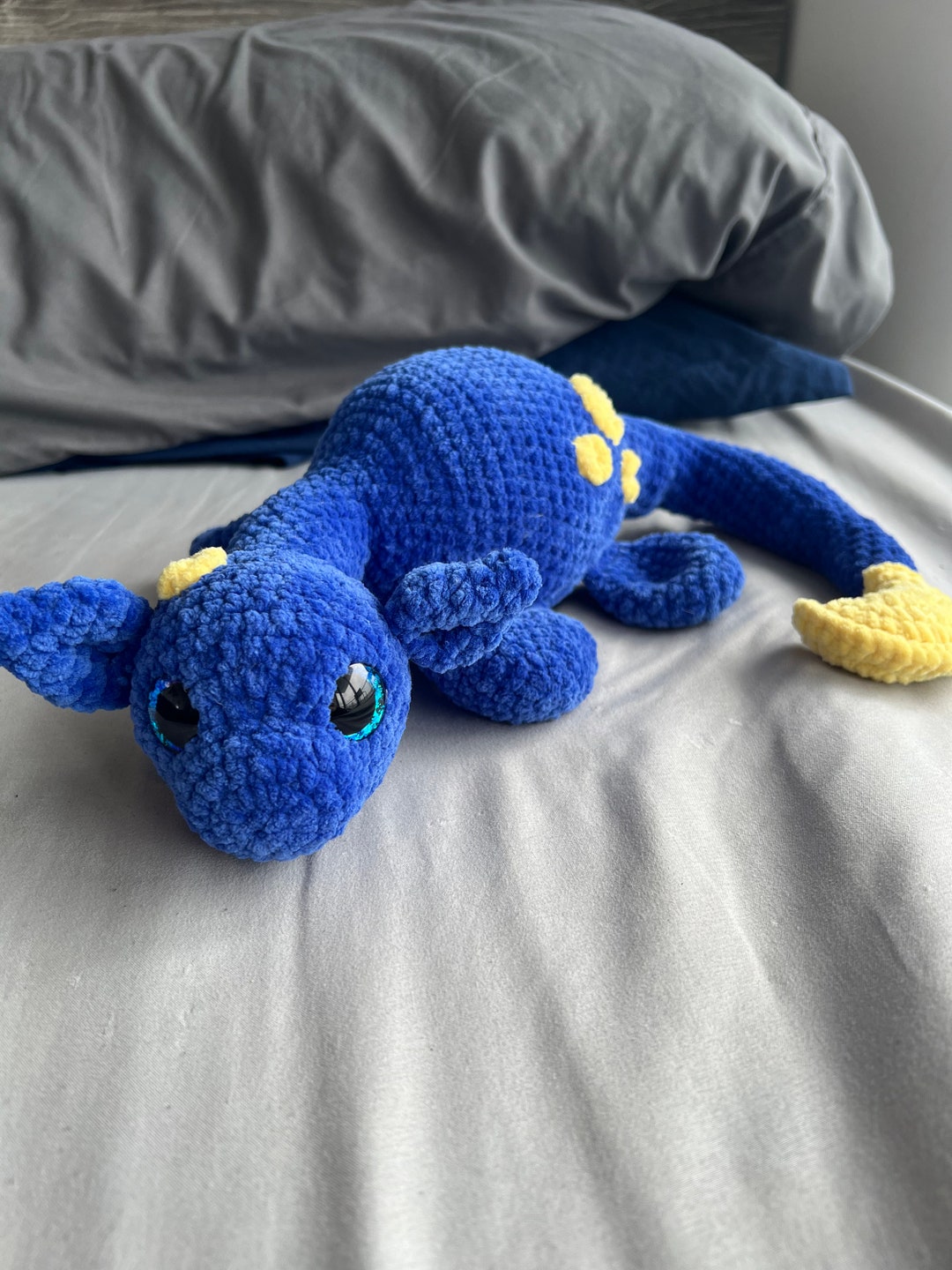 Luna the Loch Ness Monster Plushie Handmade, Crochet, Plush, Toy ...