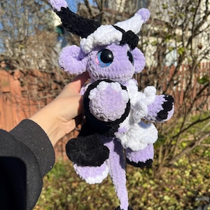 Jester Dragon / PLUSHIE / Crochet, Amigurumi, Plush, Mythical Creature ...