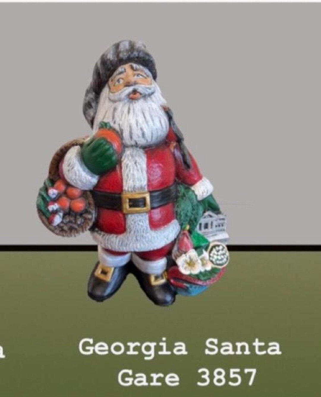 Santa Georgia State Ceramic Bisque Gare 3857 - Etsy