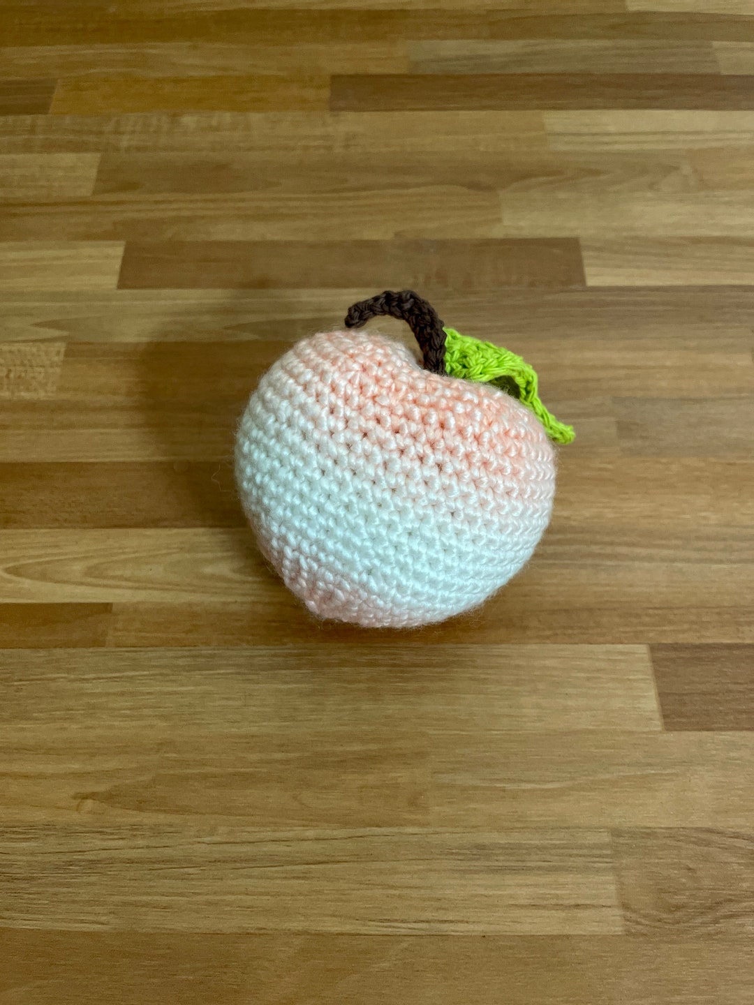 Handmade Crochet Peach - Etsy