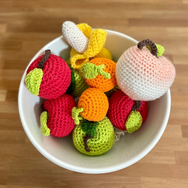 Crochet Fruit - Etsy