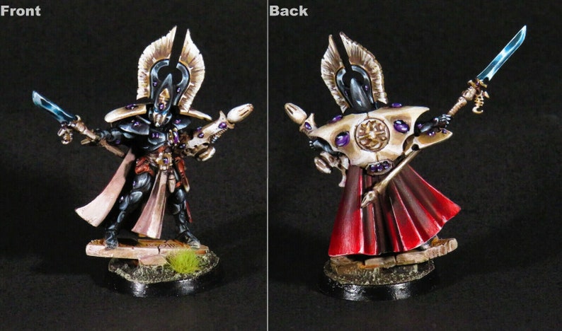 Warhammer 40k Pro Painted Eldar Autarch Ulthwe - Etsy