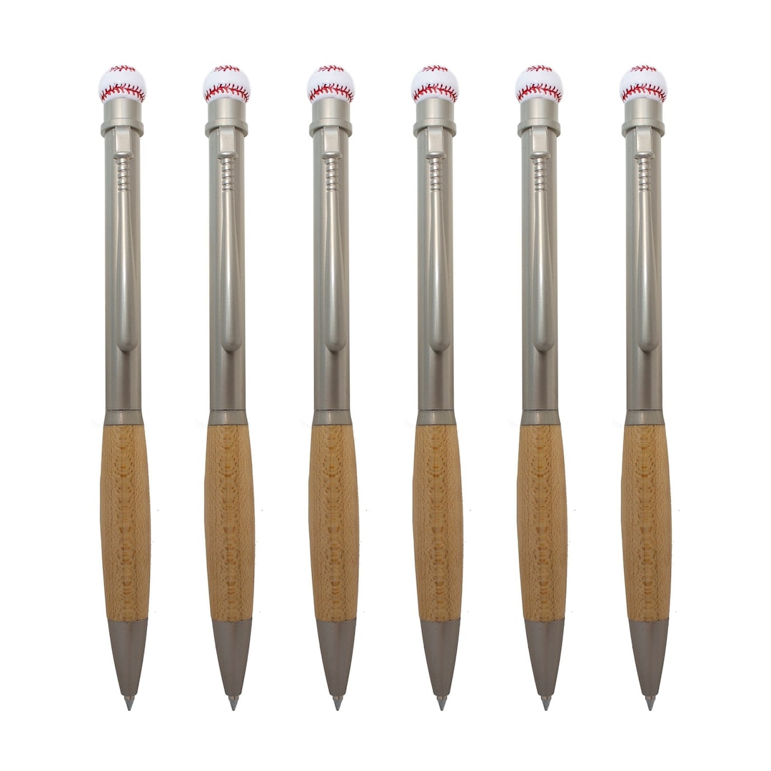 Baseball Sports Ballpoint Pen Sets, Three-dimensional Clip, Handcrafted ...
