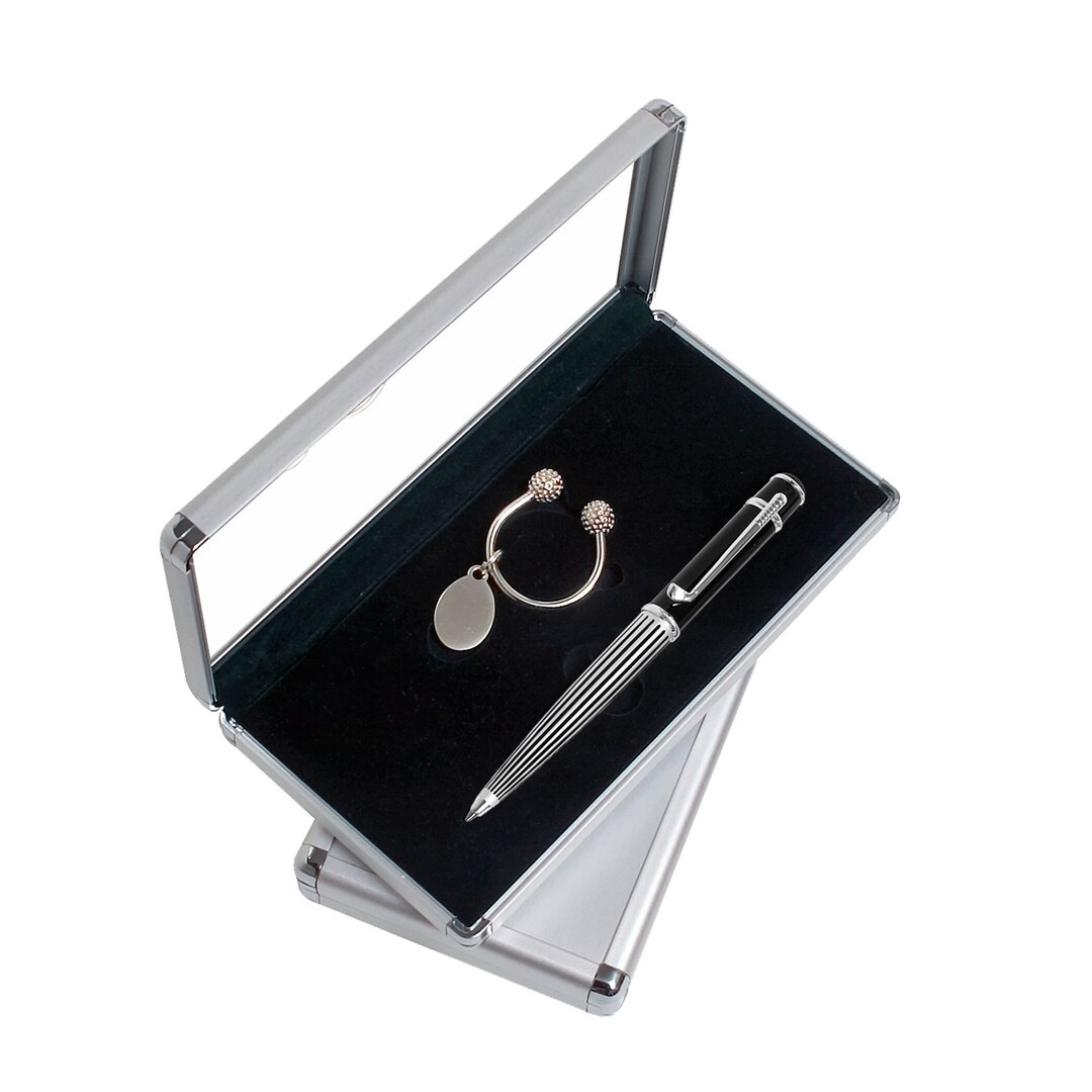 Golf Classic Key Ring Set, Masterpiece Pen, Shiny Black, Solid Brass ...