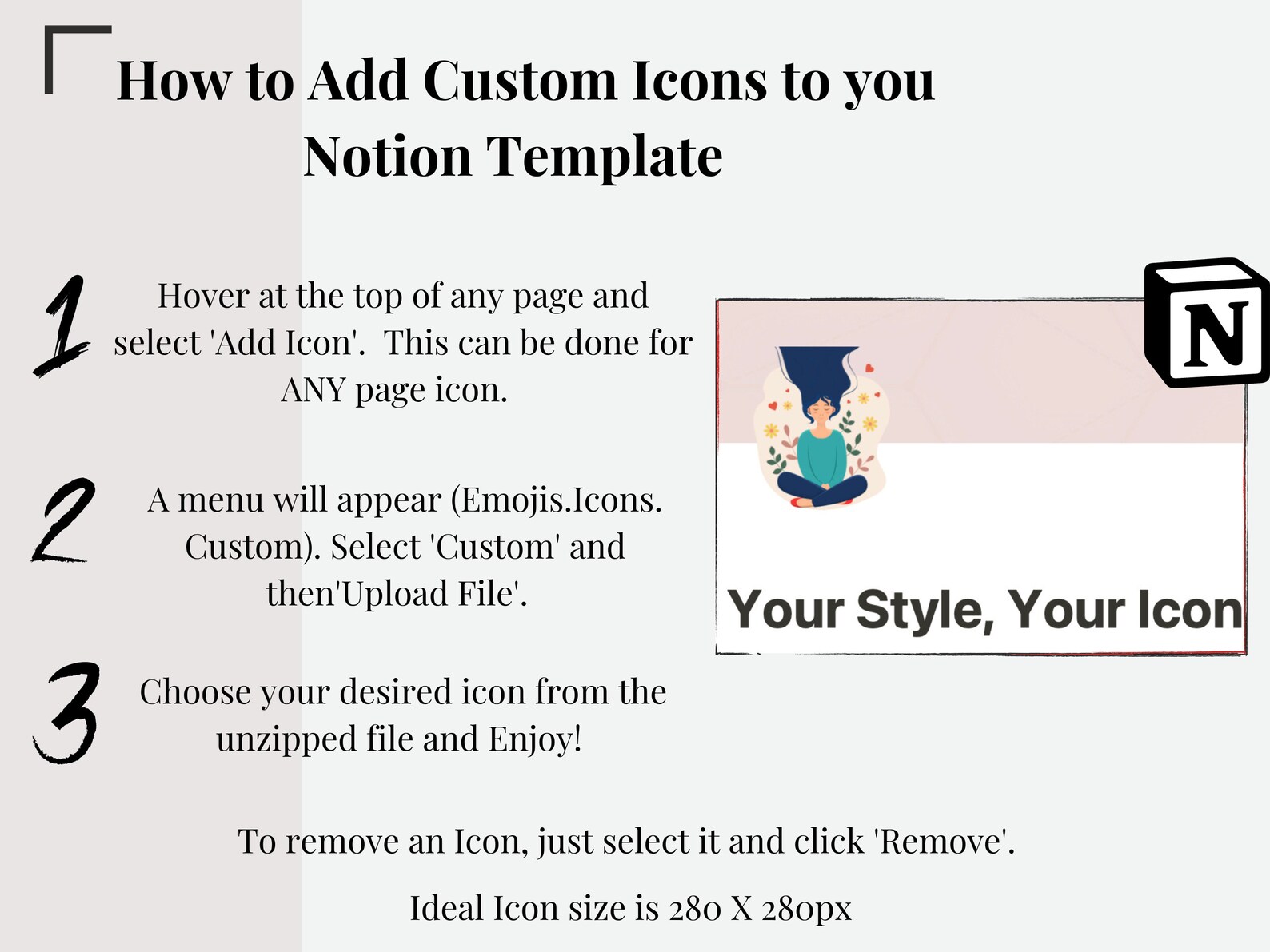 40 Notion Icons | Fall Inspired Notion Planner Icons | Desktop Icons ...