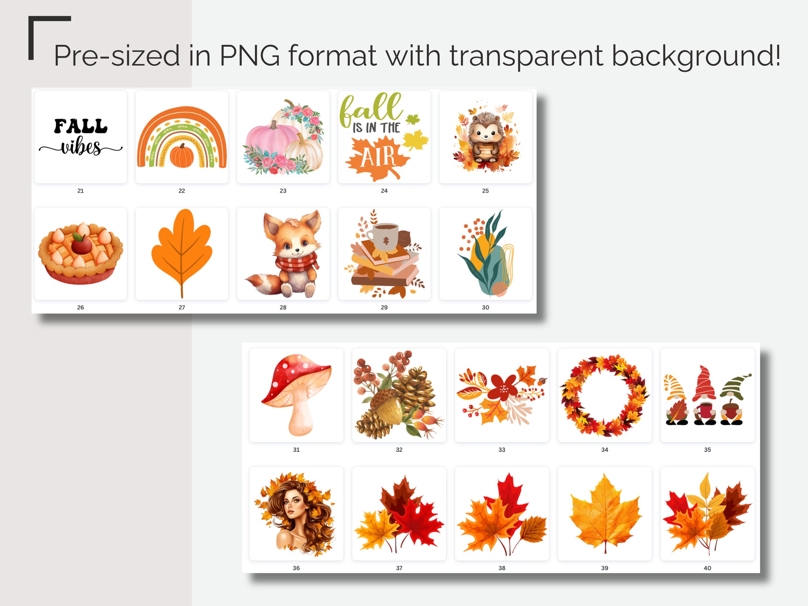 40 Notion Icons | Fall Inspired Notion Planner Icons | Desktop Icons ...