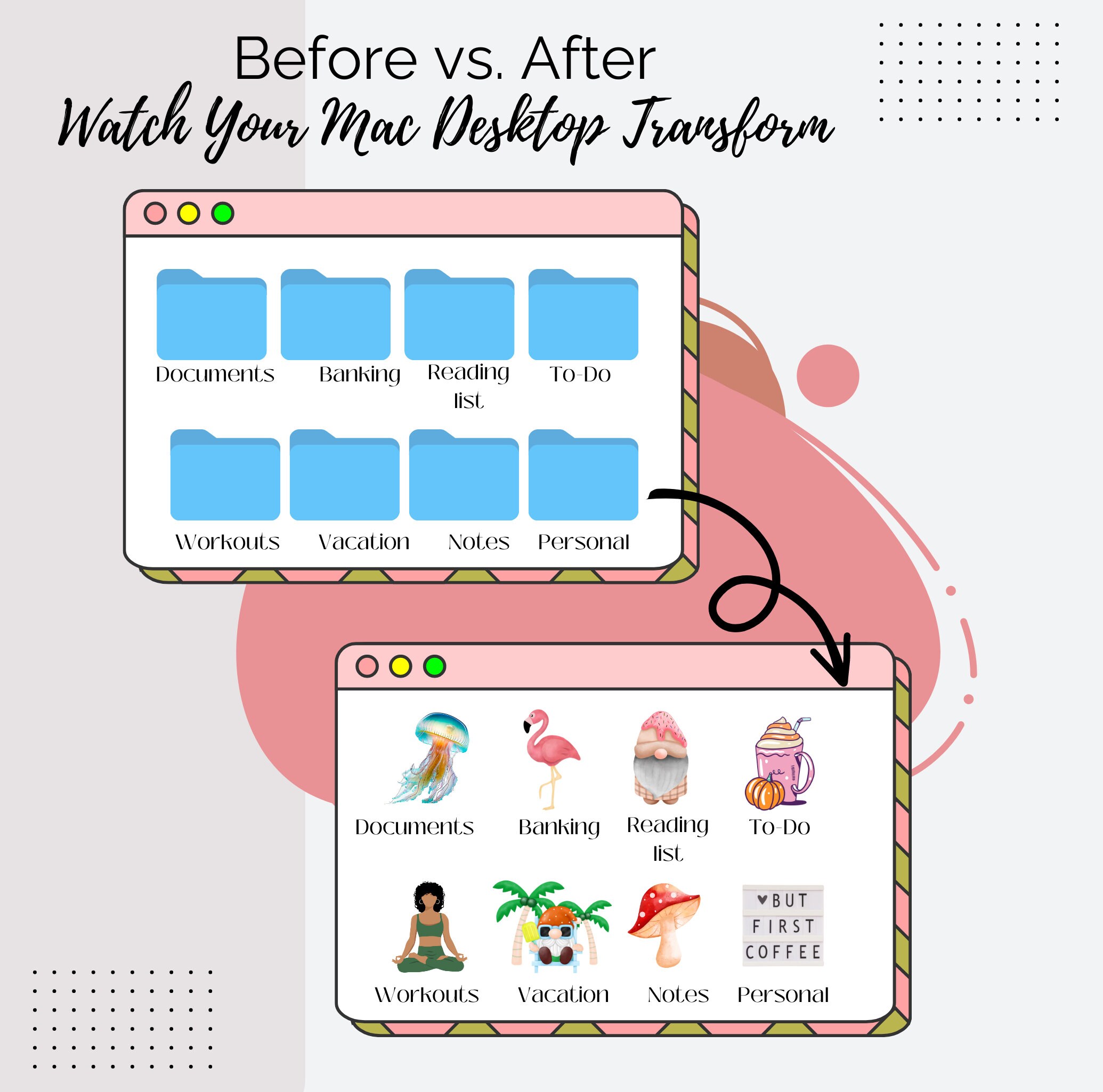 50 Notion Icons | Gnome Notion Planner Icons | Folder Icons for Mac ...