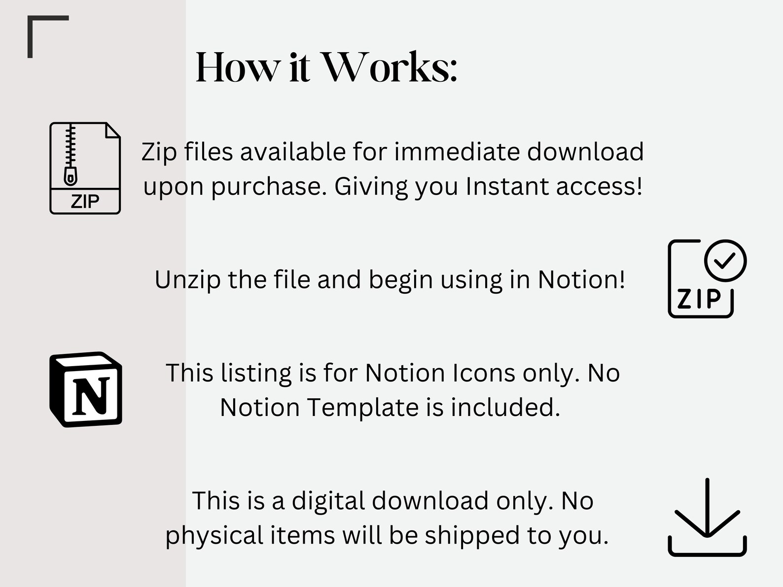 40 Notion Icons | Wellness and Self Care Notion Planner Icons | Notion ...