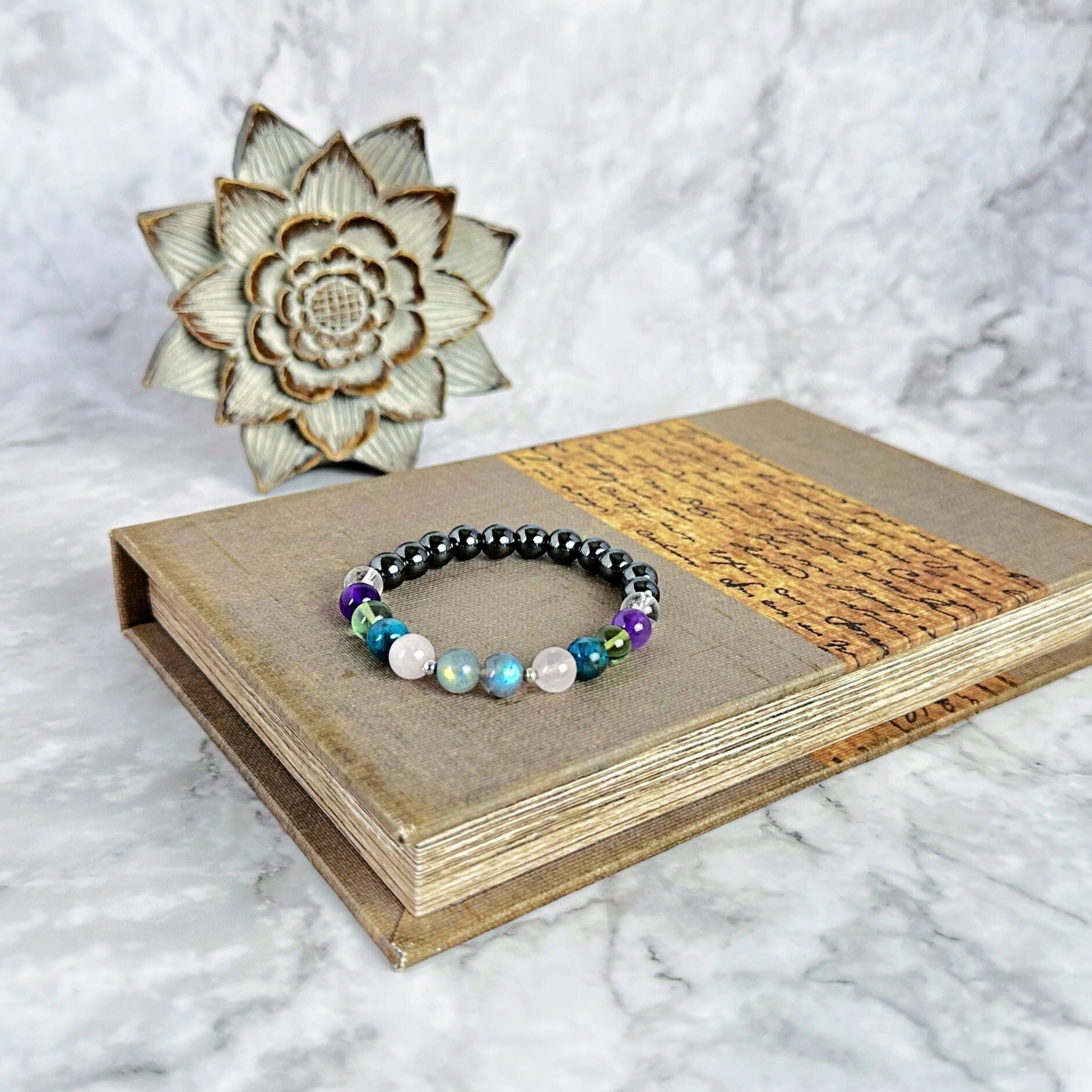 Arthritis Relief Natural Gemstone Bracelet, Holistic Pain Relief ...