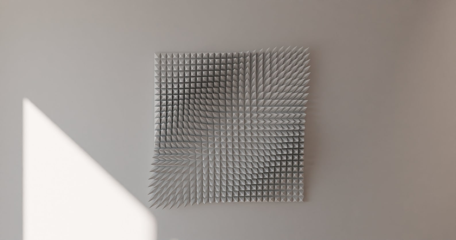3D Printed Wall Art, Contemporary Geometric, 3D Printed Wall Sculpture ...